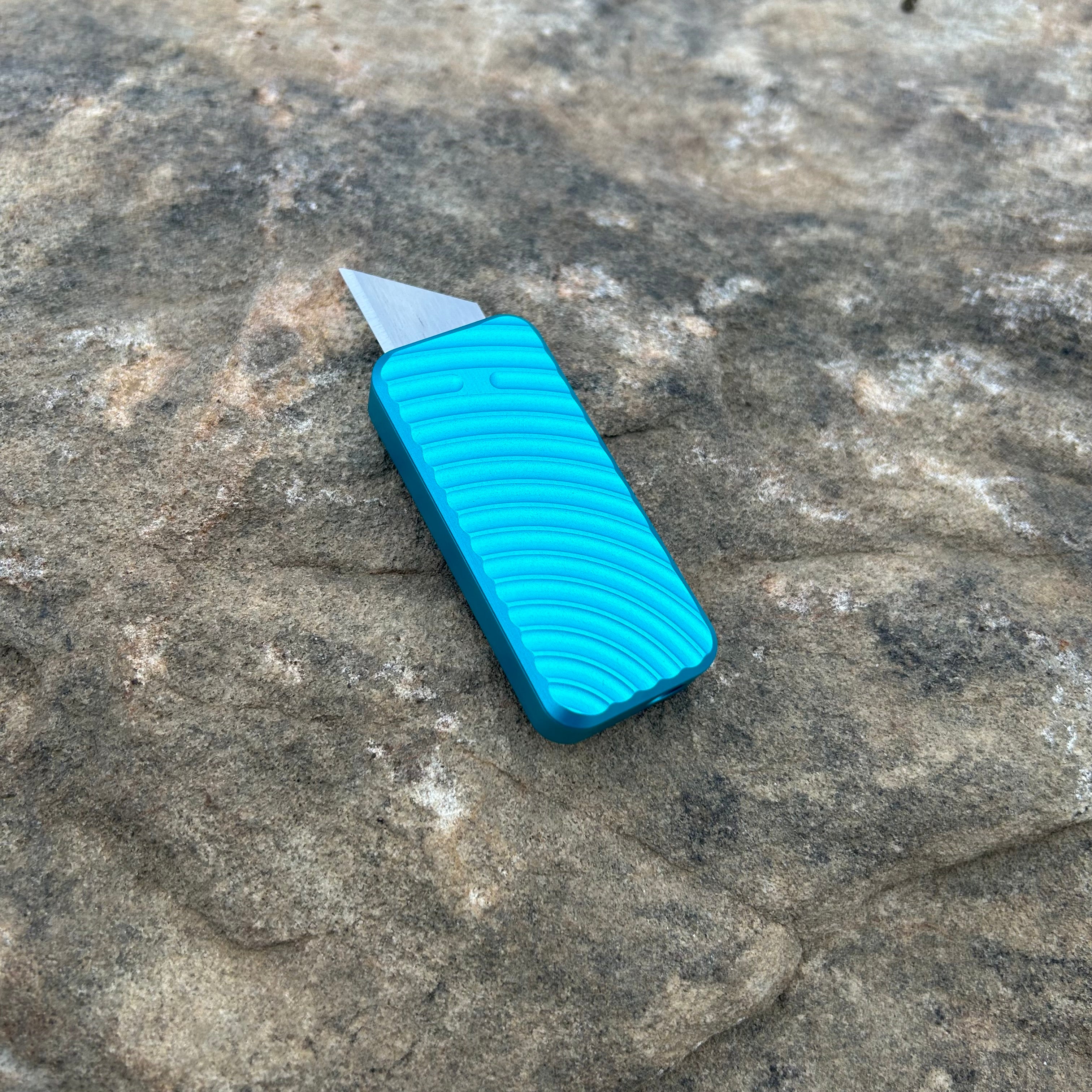 Zero Utility Knife | Turquoise Anodized by CadLabCNC – RiveryMFG