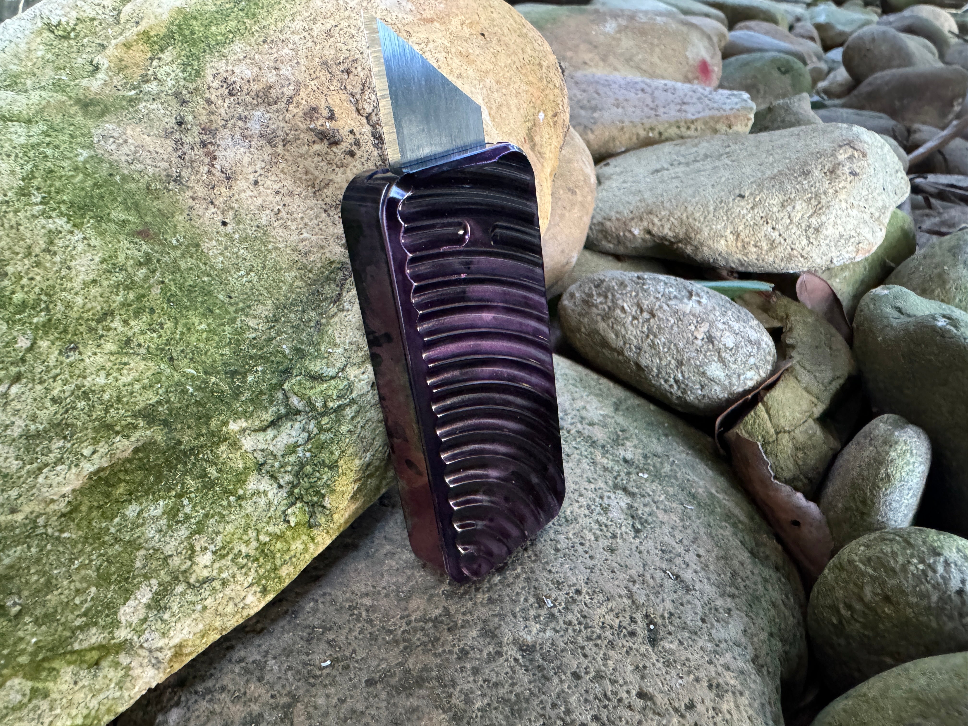 Zero Utility Knife Cosmic Gemstone | Anodized by CadLab – RiveryMFG